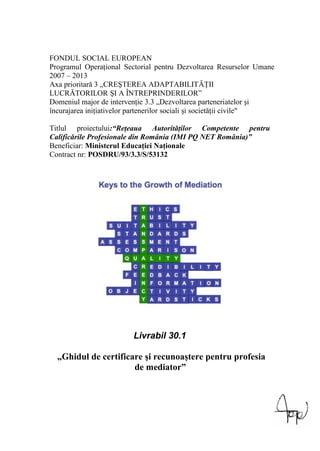 Mediator - Ionel Popa - Interne-justitie | PDF