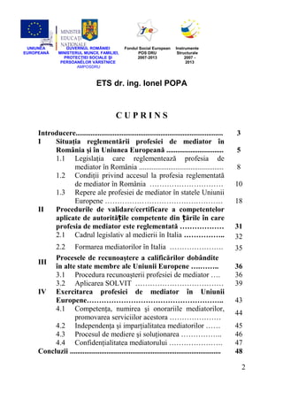 Mediator - Ionel Popa - Interne-justitie | PDF