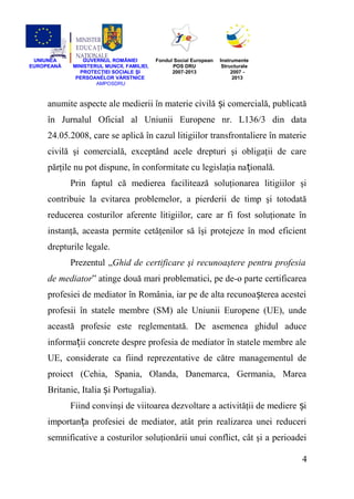 Mediator - Ionel Popa - Interne-justitie | PDF