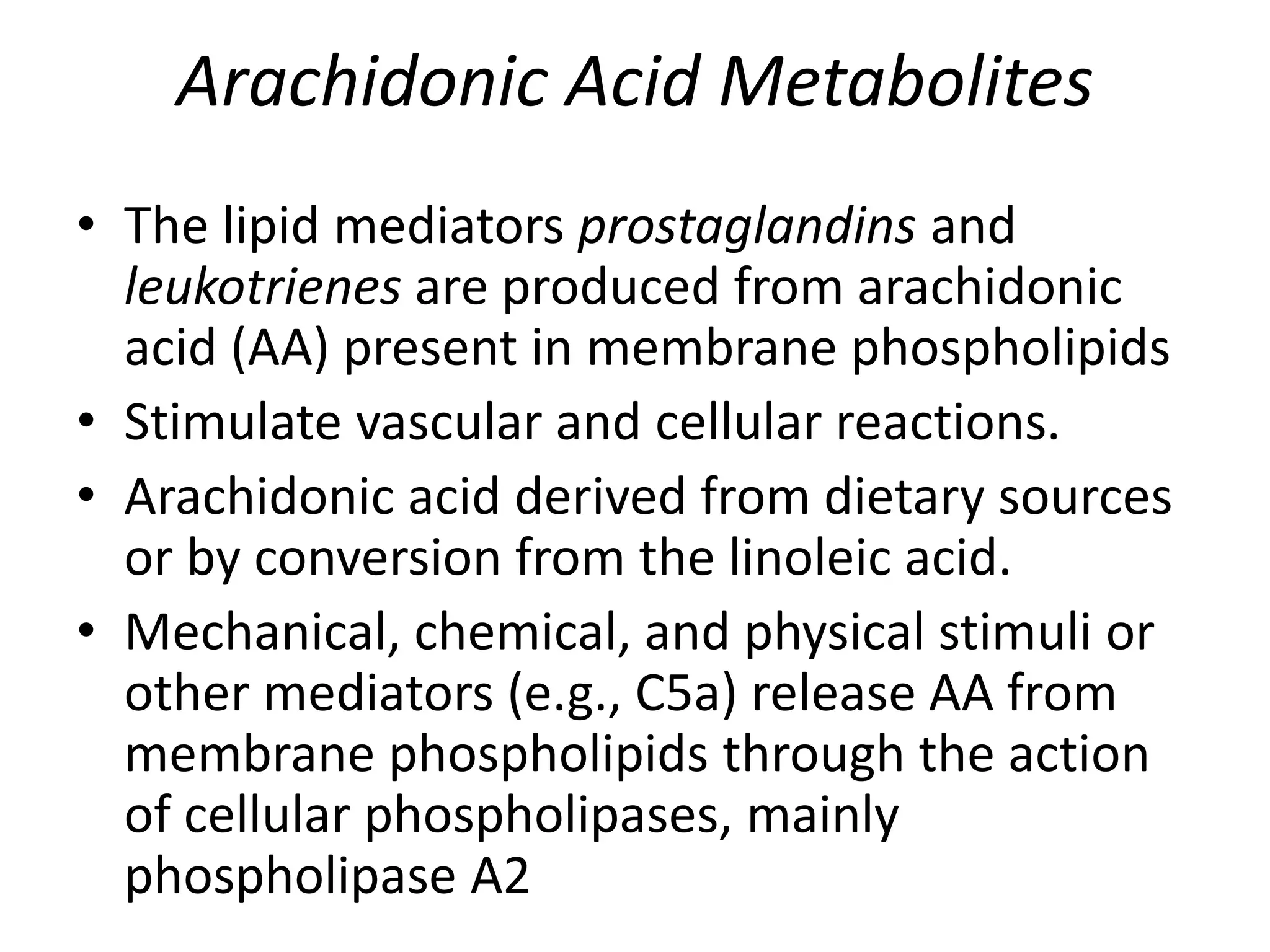 Mediators of inflammation | PPTX