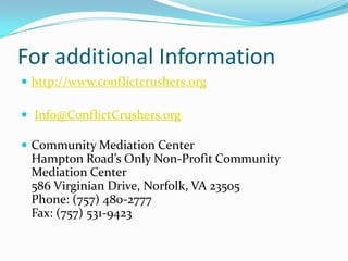 Mediator training presentation2 | PPTX
