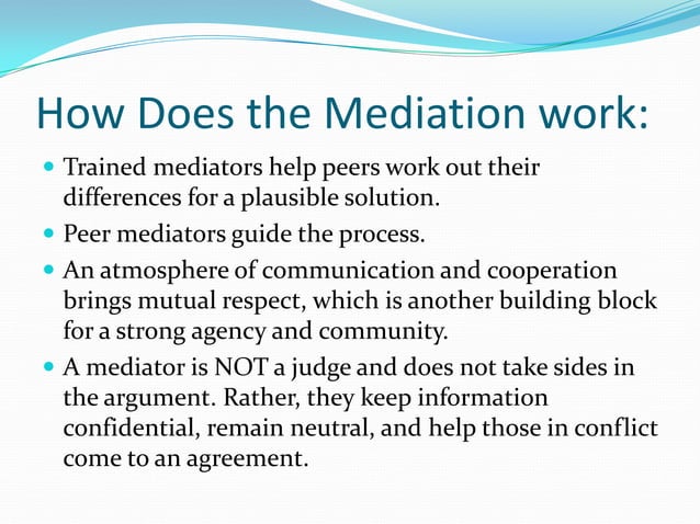 Mediator training presentation2 | PPT | Free Download