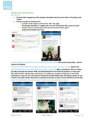 Client Event Report - REAL Example | PDF