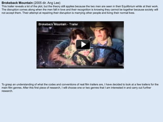 Trailer research | PPTX