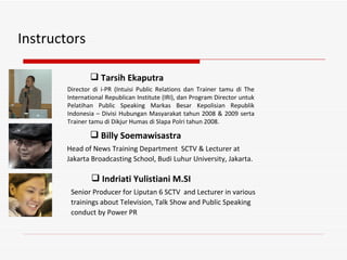Media Training Module | PPT