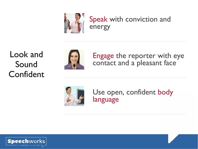 Speechworks Media Training PowerPoint | PPT
