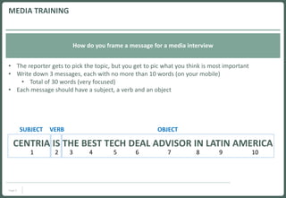 Media Training | PPTX