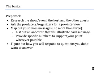 Media Training | PDF