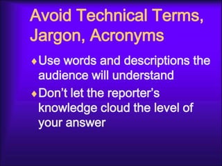 Working with the Media | PPT