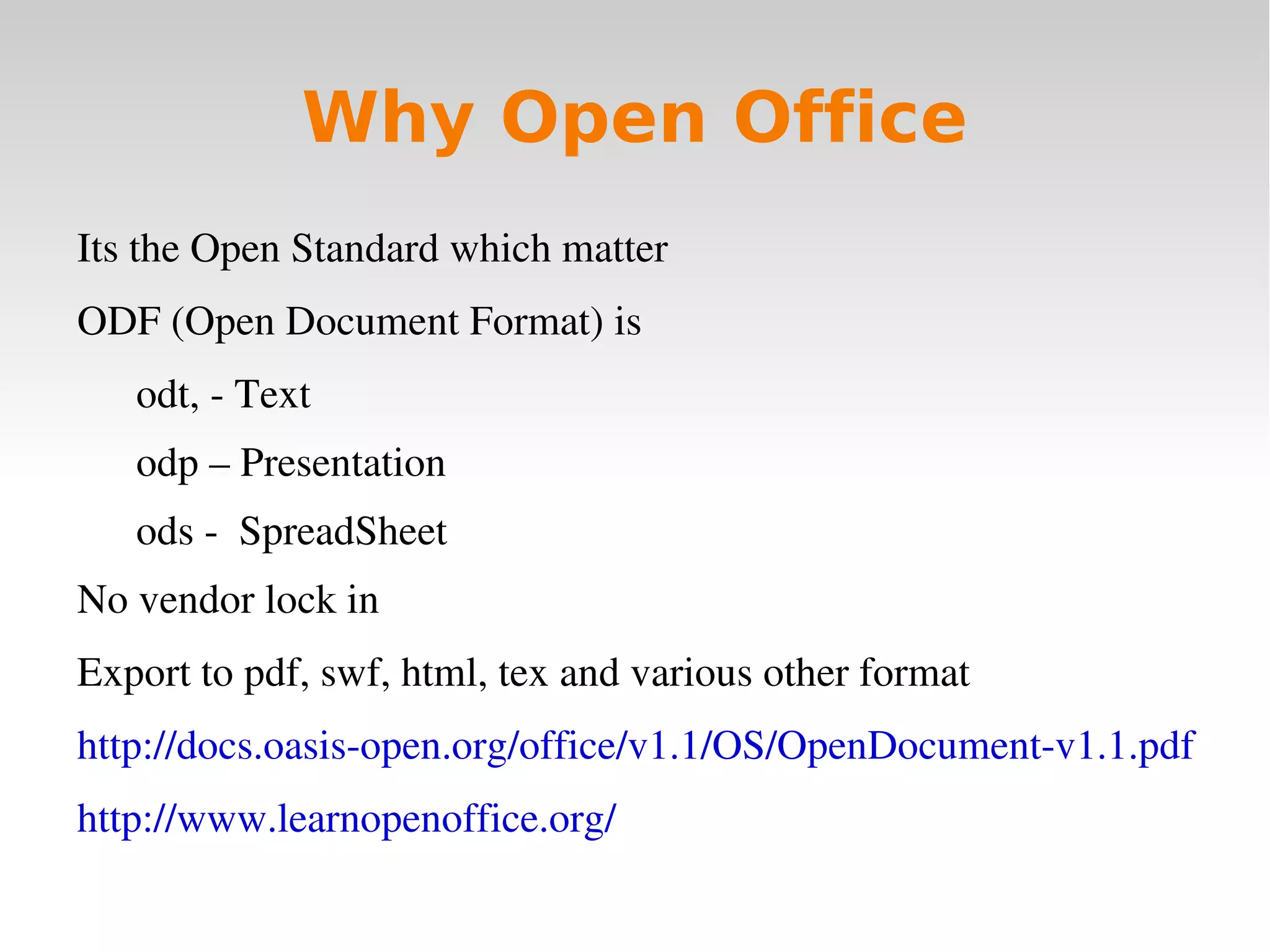 Introduction to FOSS world | ODP