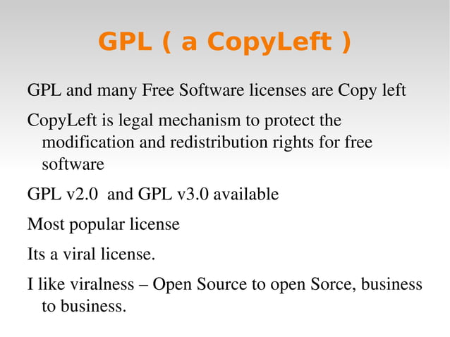 Introduction to FOSS world | PPT