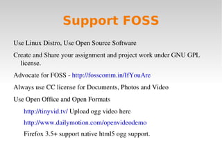 Introduction to FOSS world | ODP