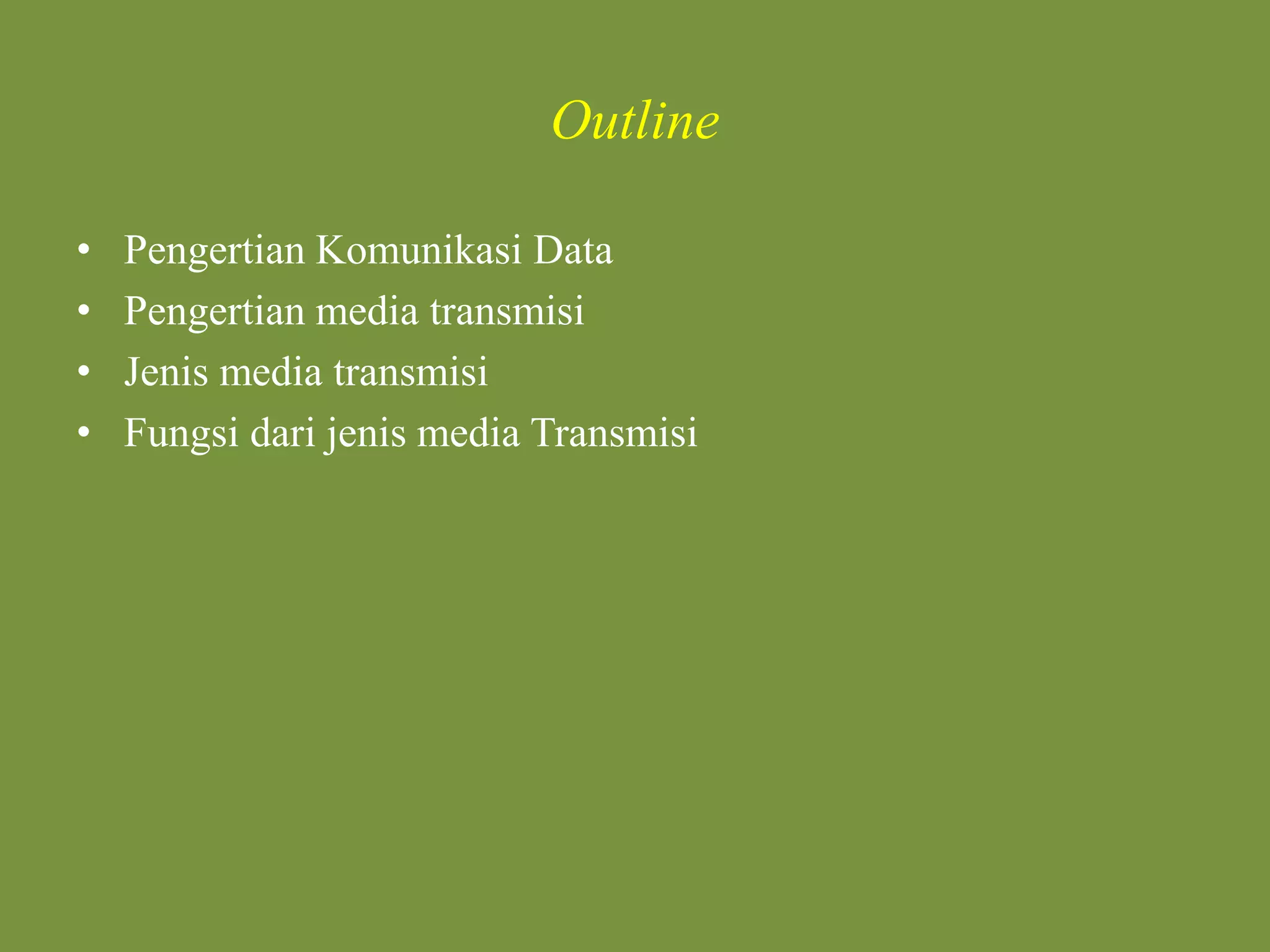 Media transmisi | PPTX