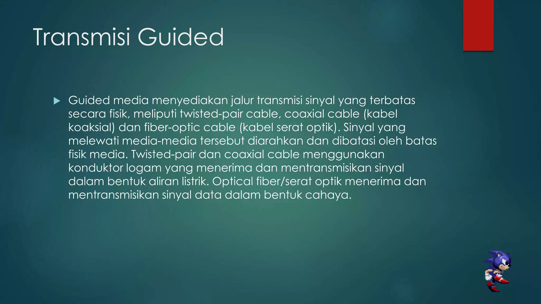 Media transmisi dan komunikasi data | PPTX
