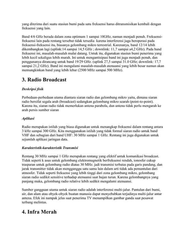 Media transmisi wireless | DOCX