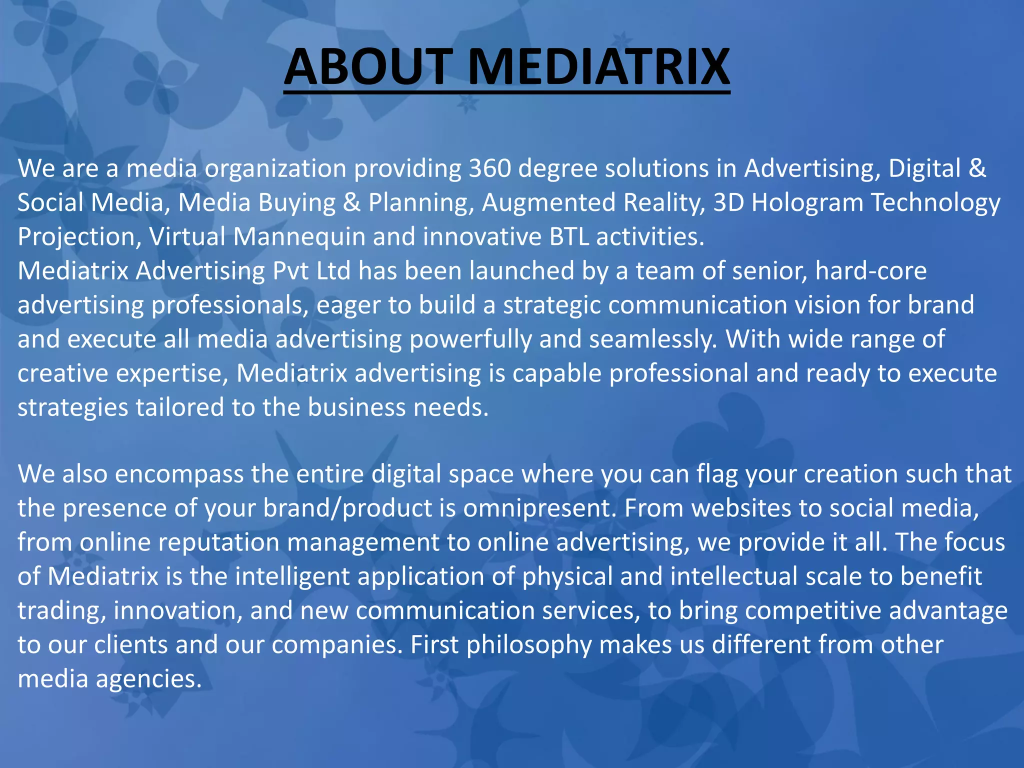 Mediatrix company profile | PDF