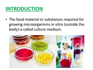 MEDIA USED IN MICROBIOLOGY.pptx