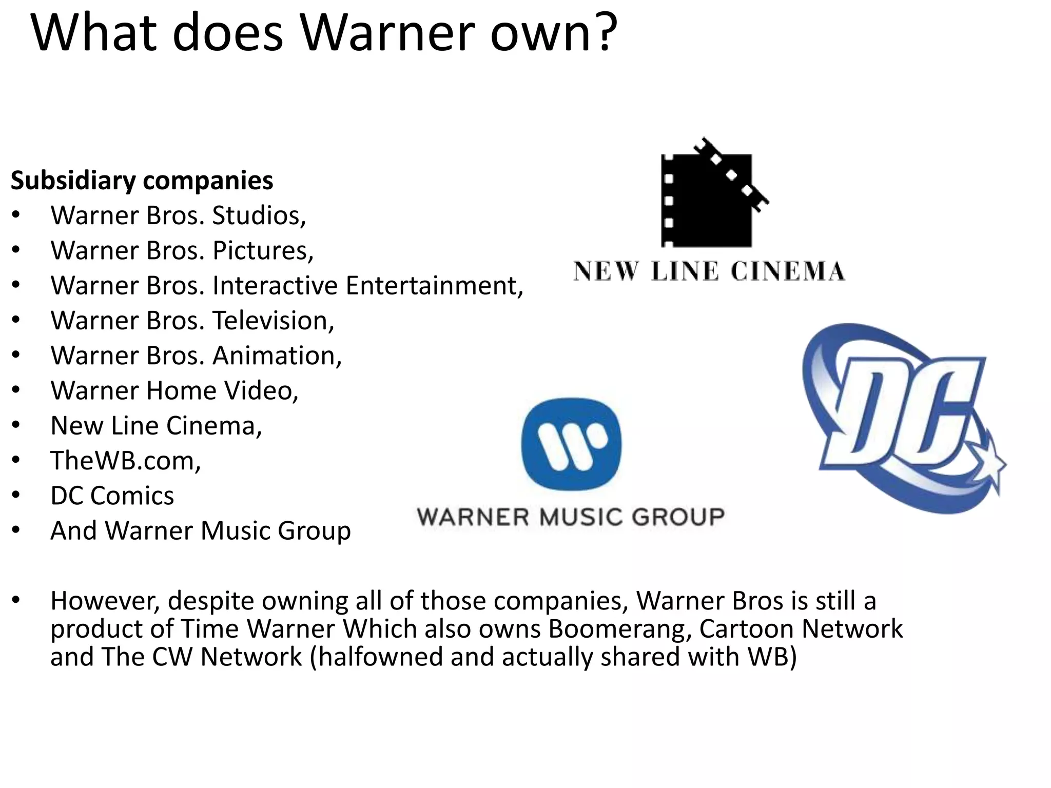 Media warner bros. | PPTX