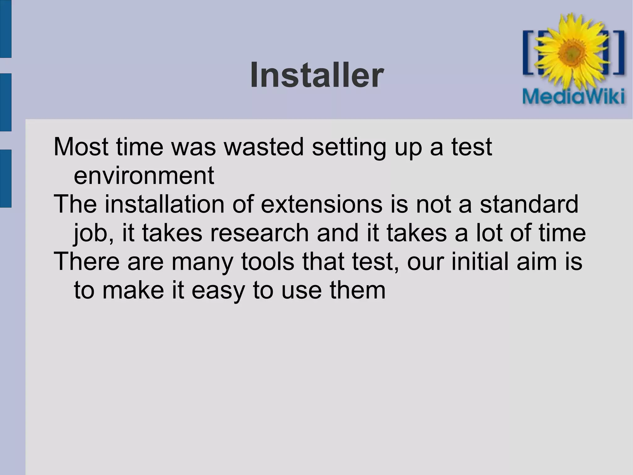 Media Wiki Testing Environment | ODP
