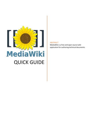 MediaWiki Quick Start Guide | PDF