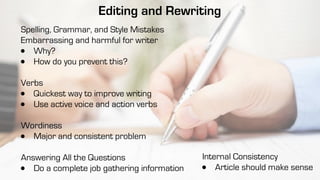 Writing for Print - Chapter 6 Media Writing | PPT