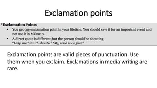 Media writing class slides sept 6 | PPTX