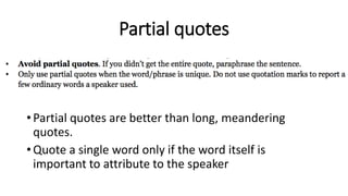 Media writing class slides sept 6 | PPTX