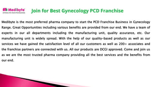 Gynecology PCD Franchise Business - Medibyte | PPT