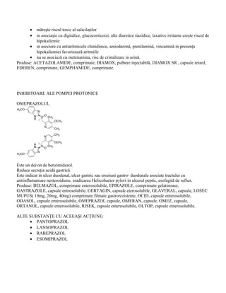 Medicaţia aparatului digestiv | DOC