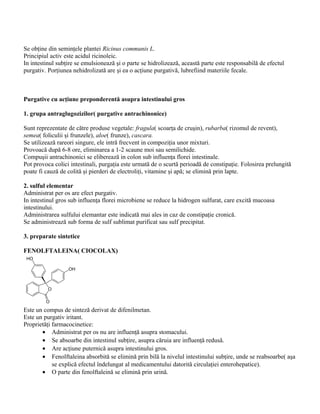 Medicaţia aparatului digestiv | DOC