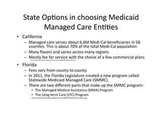 Medicaid Managed Care | PDF
