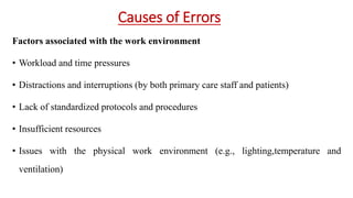 Medication error- Etiology and strategic methods to reduce the ...