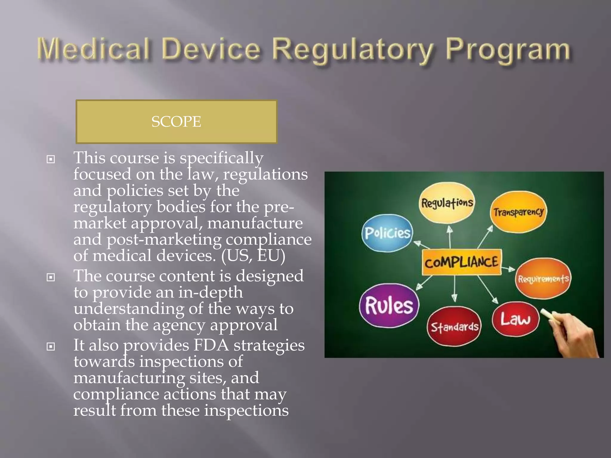 Medical Device Regulatory Affairs. | PPTX