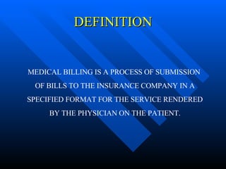 Medical Billing | PPT