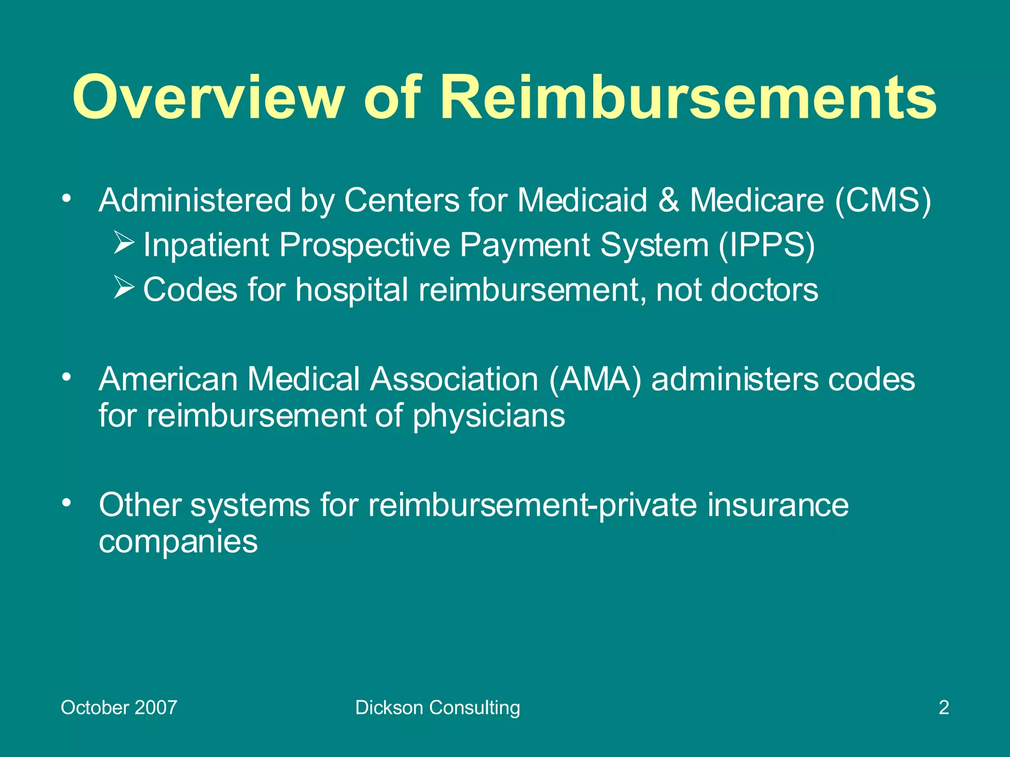 Medical Cost Reimbursement of Medical Devices | PPT