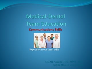 Medical Dental Team Education | PPTX