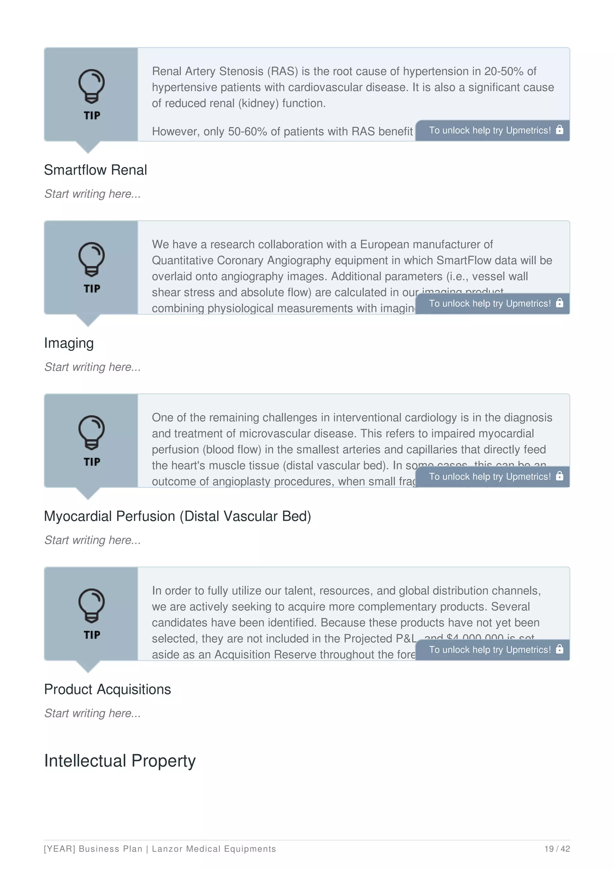 Medical equipment manufacturing business plan example | PDF