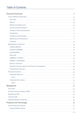 Medical equipment manufacturing business plan example | PDF