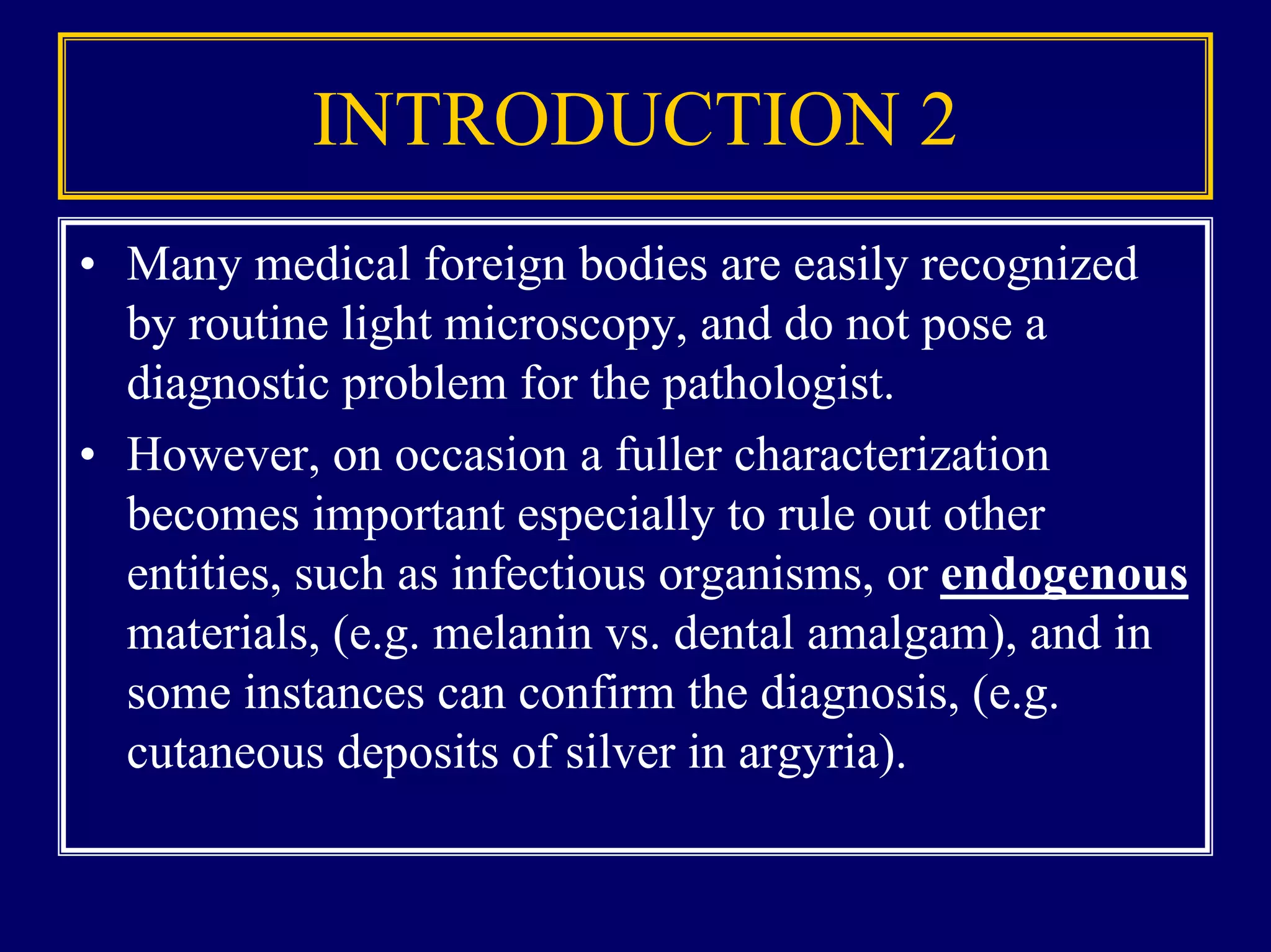 Medical Foreign Bodies | PDF