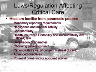 MICP - Medico-legal aspects fo CCT, IFT, and SCT | PPT