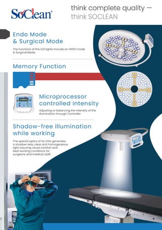 SoClean's Surgical LED lights help improve patient | PDF