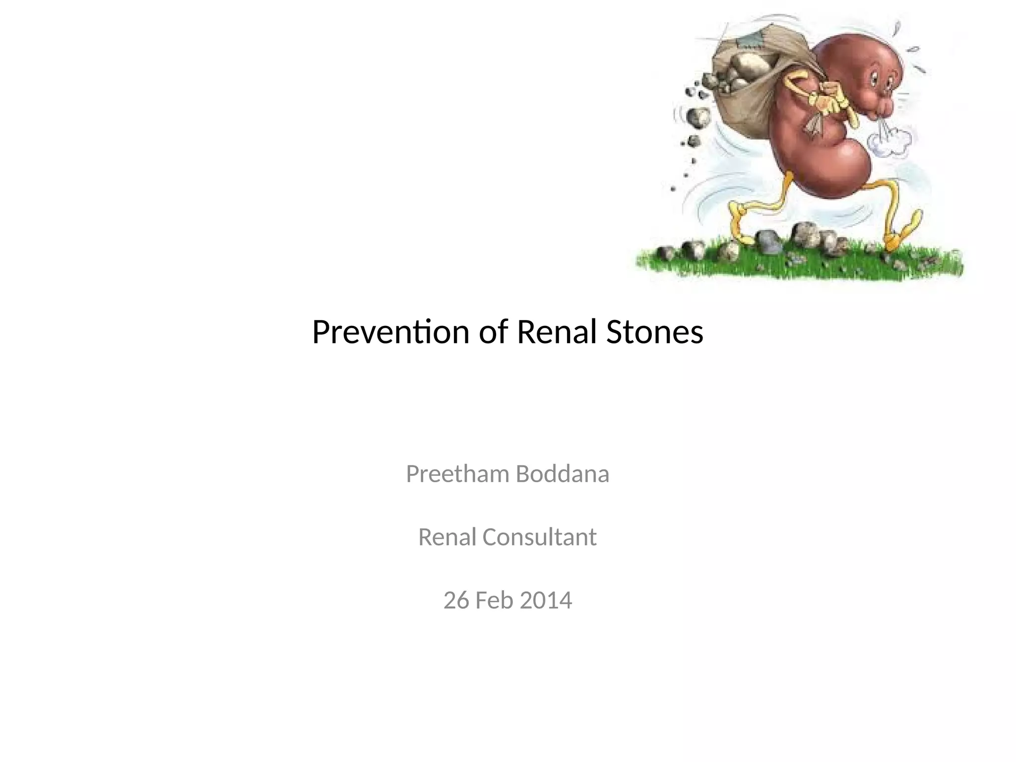 Medical management of Renal Stones | PDF | Digestive Disorders ...