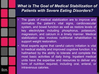 Medical Management of Severe Eating Disorders | PPT