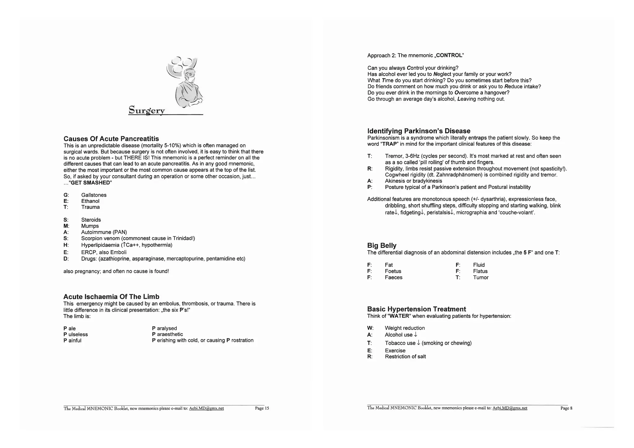 Medical-Mnemonic-Booklet.pdf jdnd | PDF