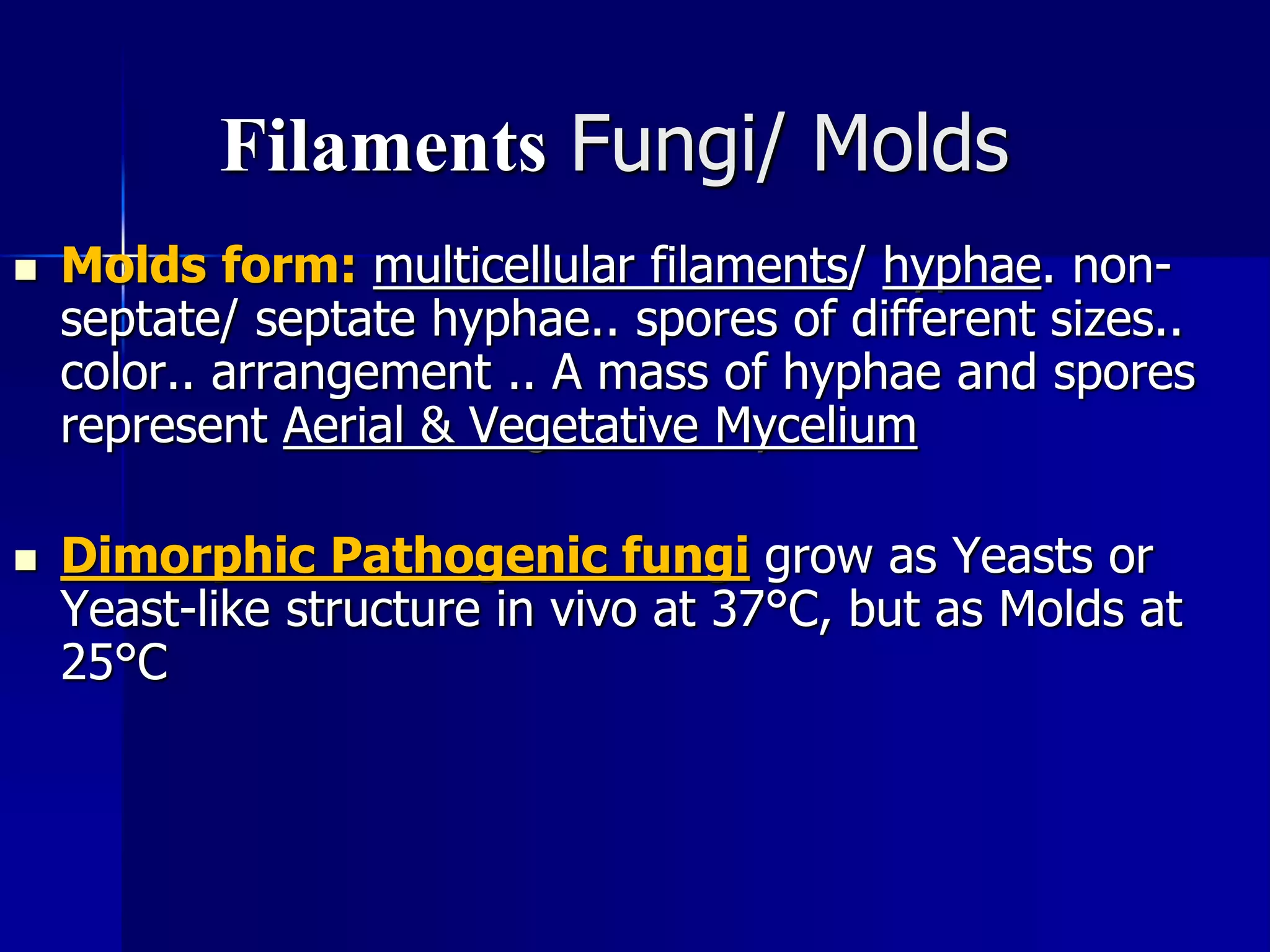Introduction to Medical mycology | PPTX