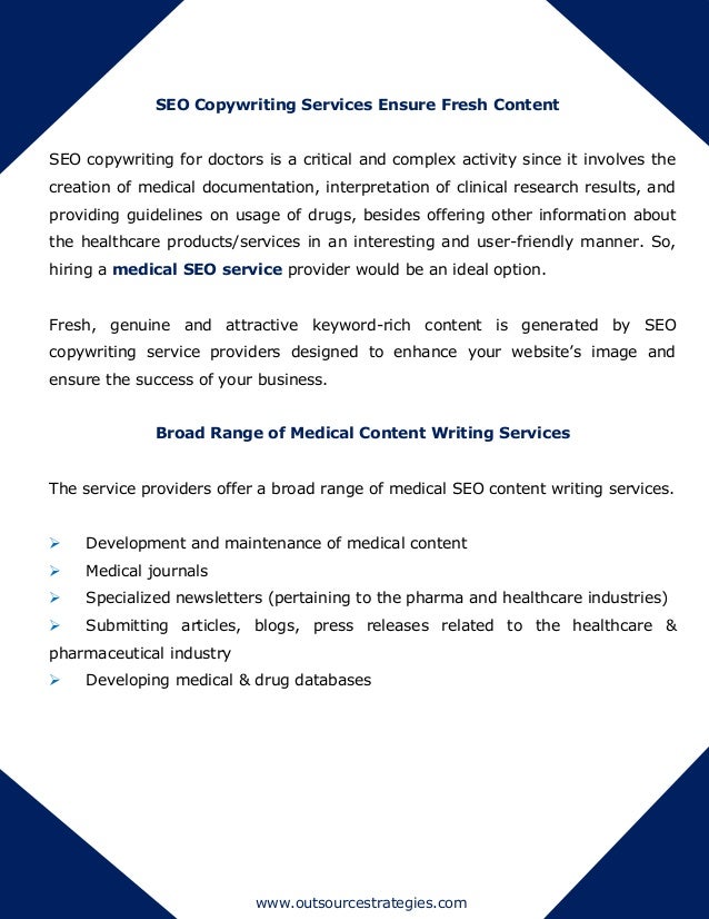 Medical SEO Content Writing Medical SEO Content Writing