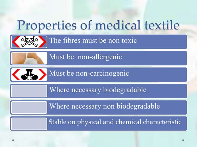 Medical textile | PPTX