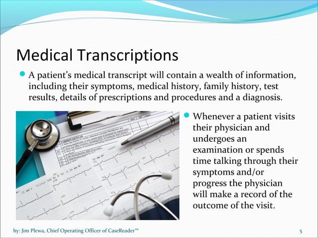 Medical transcriptions | PPT