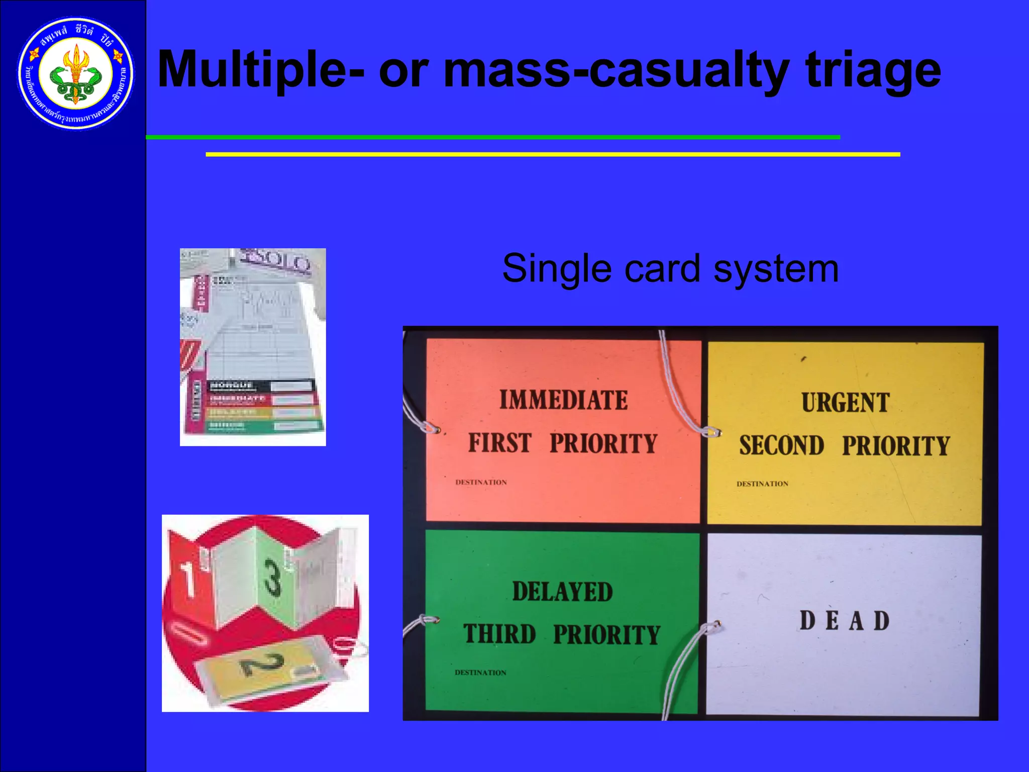 Medical Triage of Traumatic victims | PPT