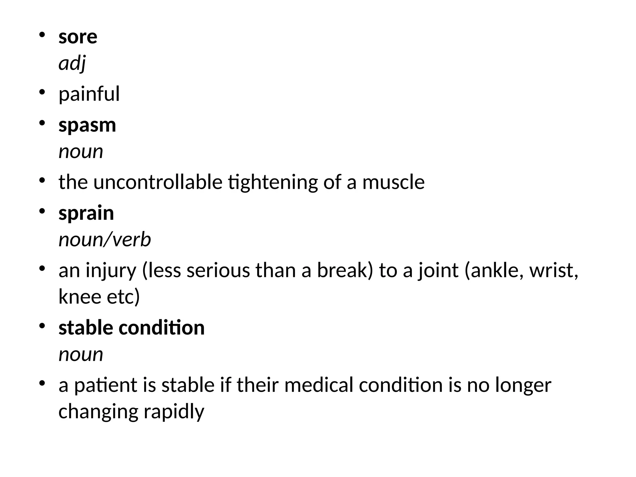 medical-vocabulary English presentations | PPTX